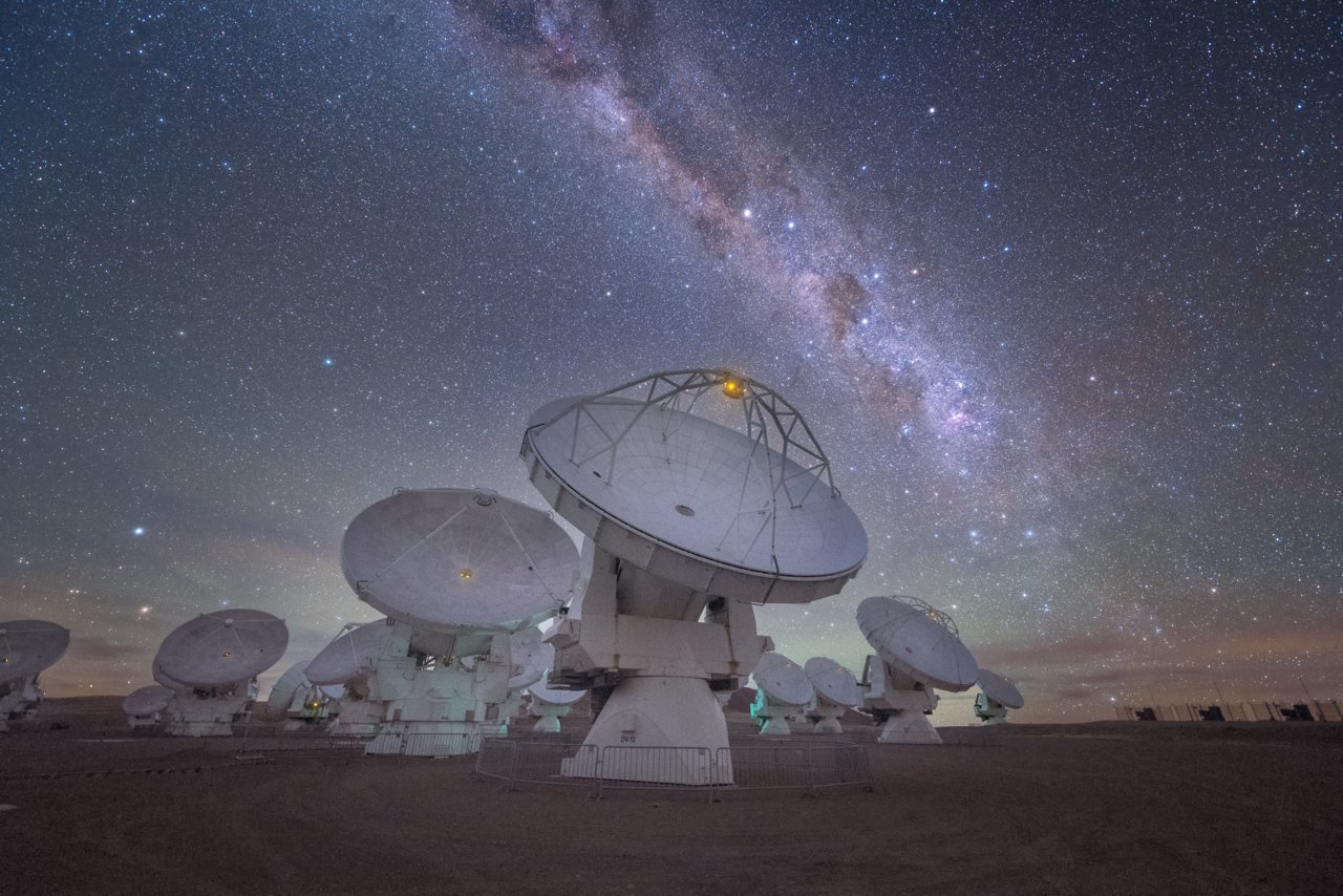 Lit by the galaxy | ESO