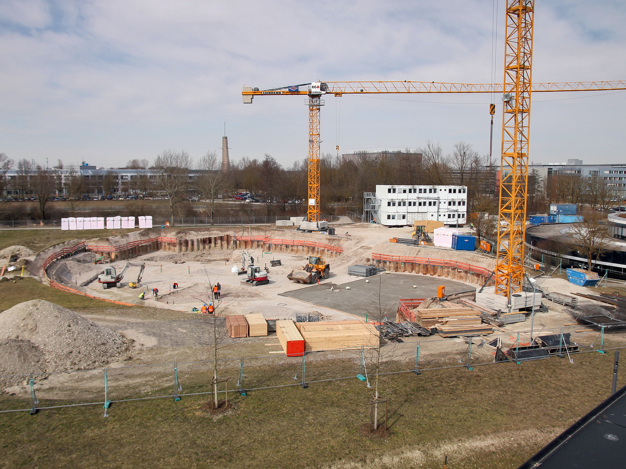 First concrete floor of ESO Supernova | ESO